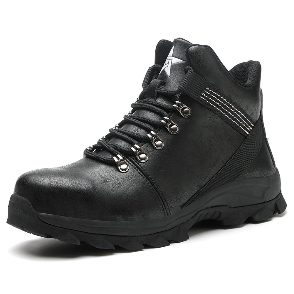 Ecetana Men's Steel Toe Safety Boots, Waterproof, Insulated ...