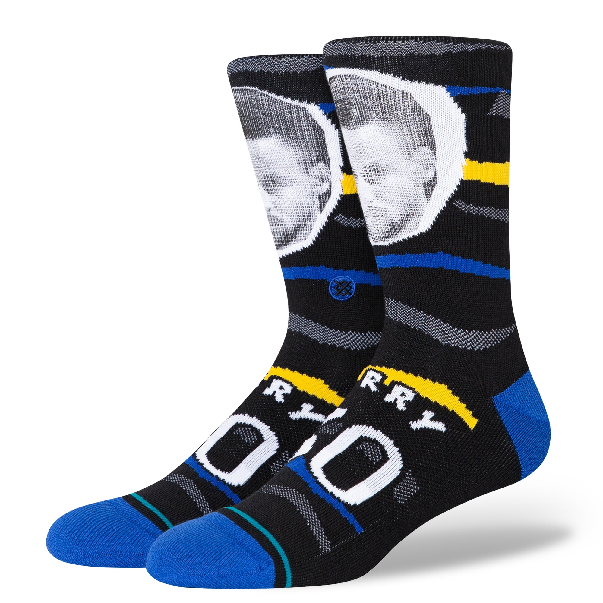 Stance Men's Stephen Curry Golden State Warriors Crew Socks, Size L ...