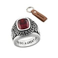 Men's Sterling Silver Large Classic Class Ring., Personalized - Walmart.com