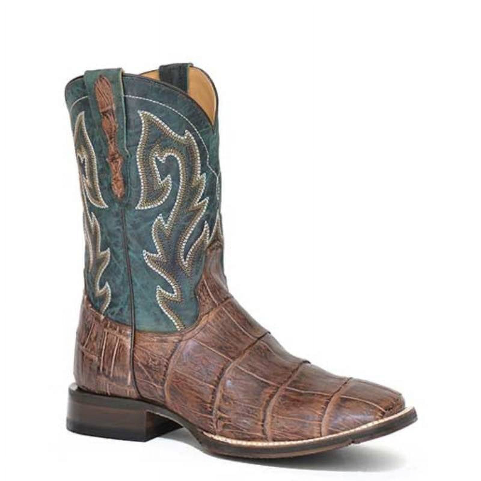 Men's Stetson Alligator Tru-x System Boots Handcrafted Brown - Walmart.com