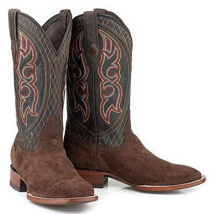 Men's Stetson Butte Genuine Hippo Boots Square Toe Handcrafted JBS ...