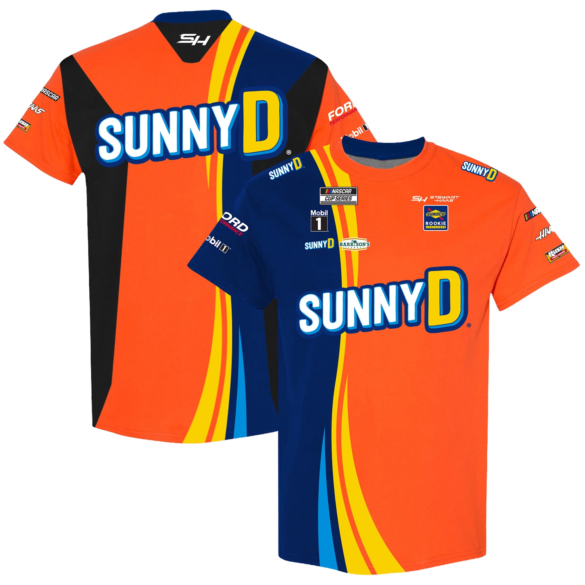 Men's Stewart-Haas Racing Team Collection Orange/Blue Josh Berry SunnyD ...