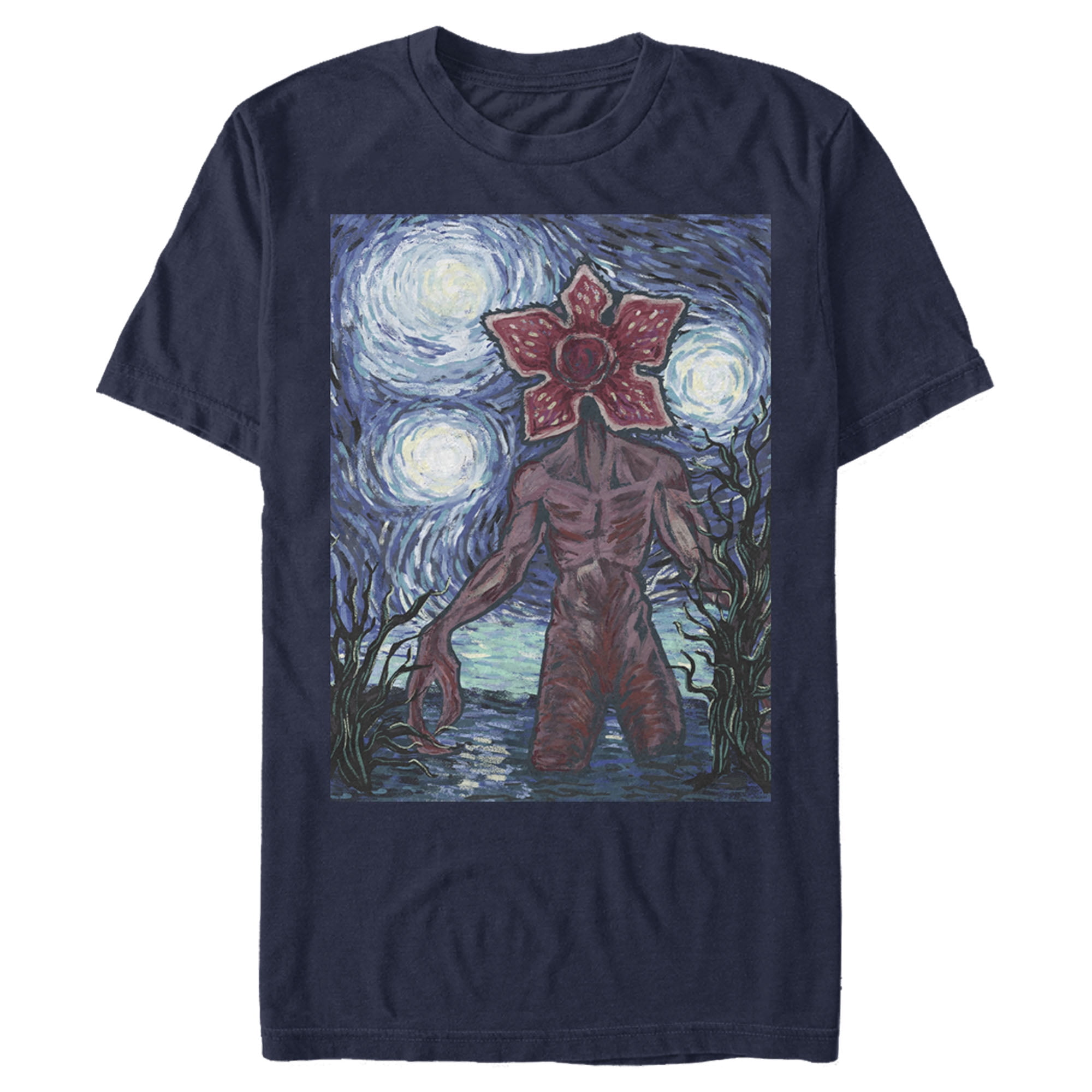 Netflix Men's Stranger Things Demogorgon Starry Night Style Poster ...
