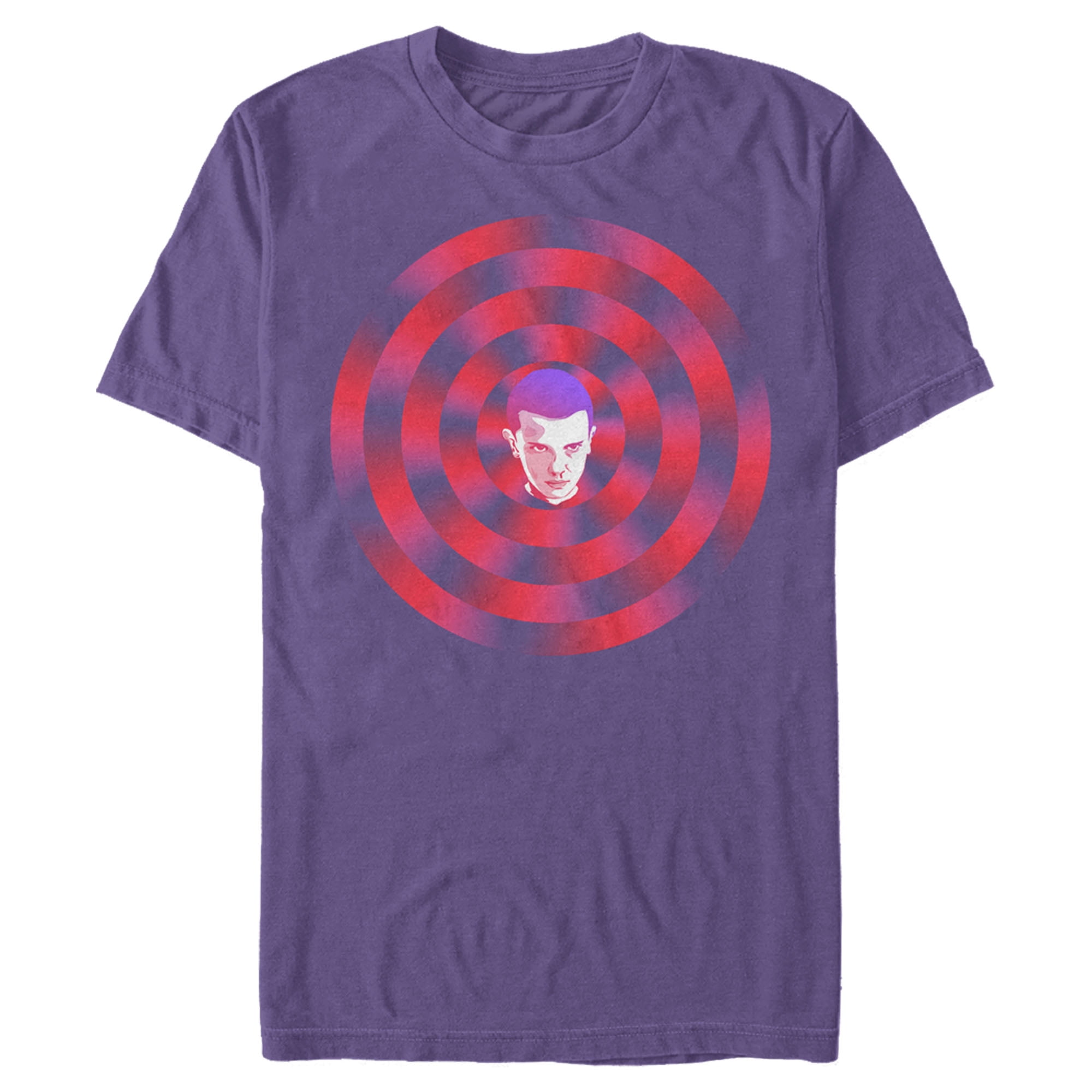 Men's Stranger Things Eleven Hypnotic Portrait Graphic T-Shirt ...