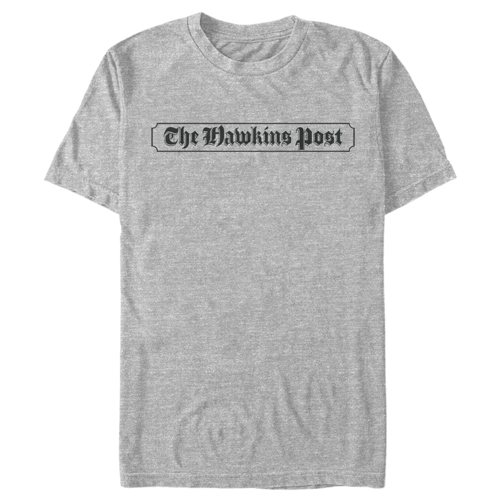 Men's Stranger Things Hawkins Post Logo Graphic T-Shirt - Walmart ...