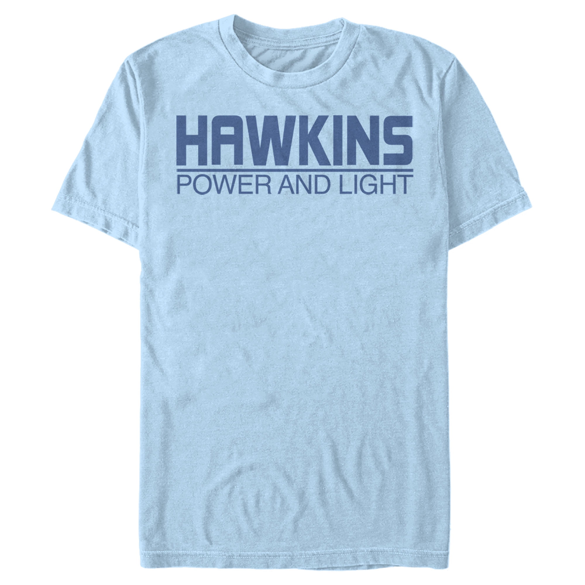 Men's Stranger Things Hawkins Power and Light Logo Graphic T-Shirt ...