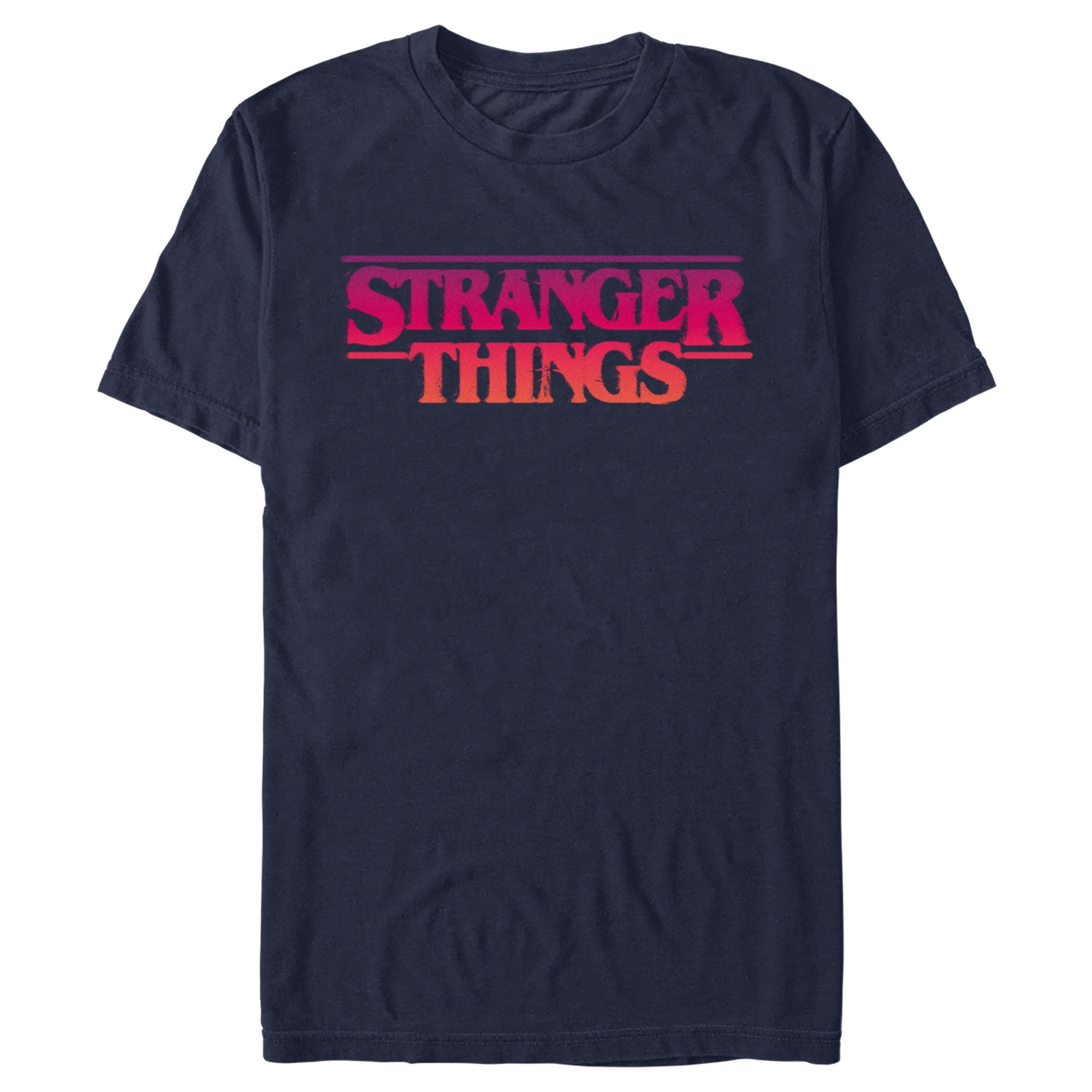 Netflix Men's Stranger Things Pink Logo Graphic T-Shirt - Walmart.com