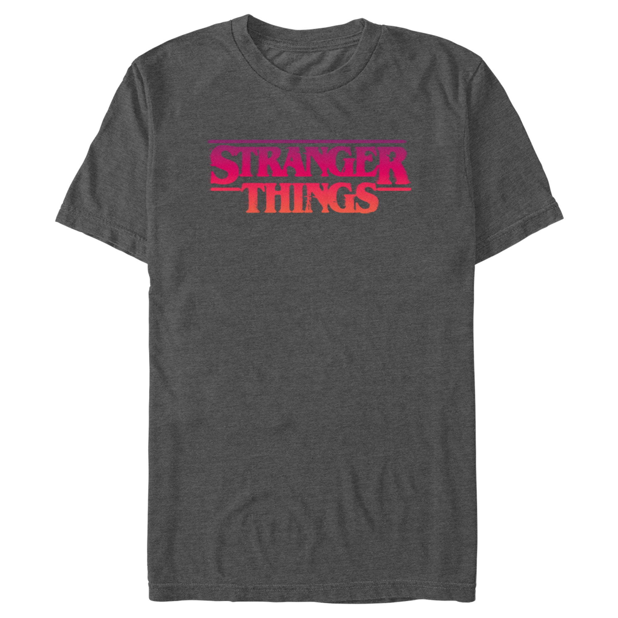 Netflix Men's Stranger Things Pink Logo Graphic T-Shirt - Walmart.com