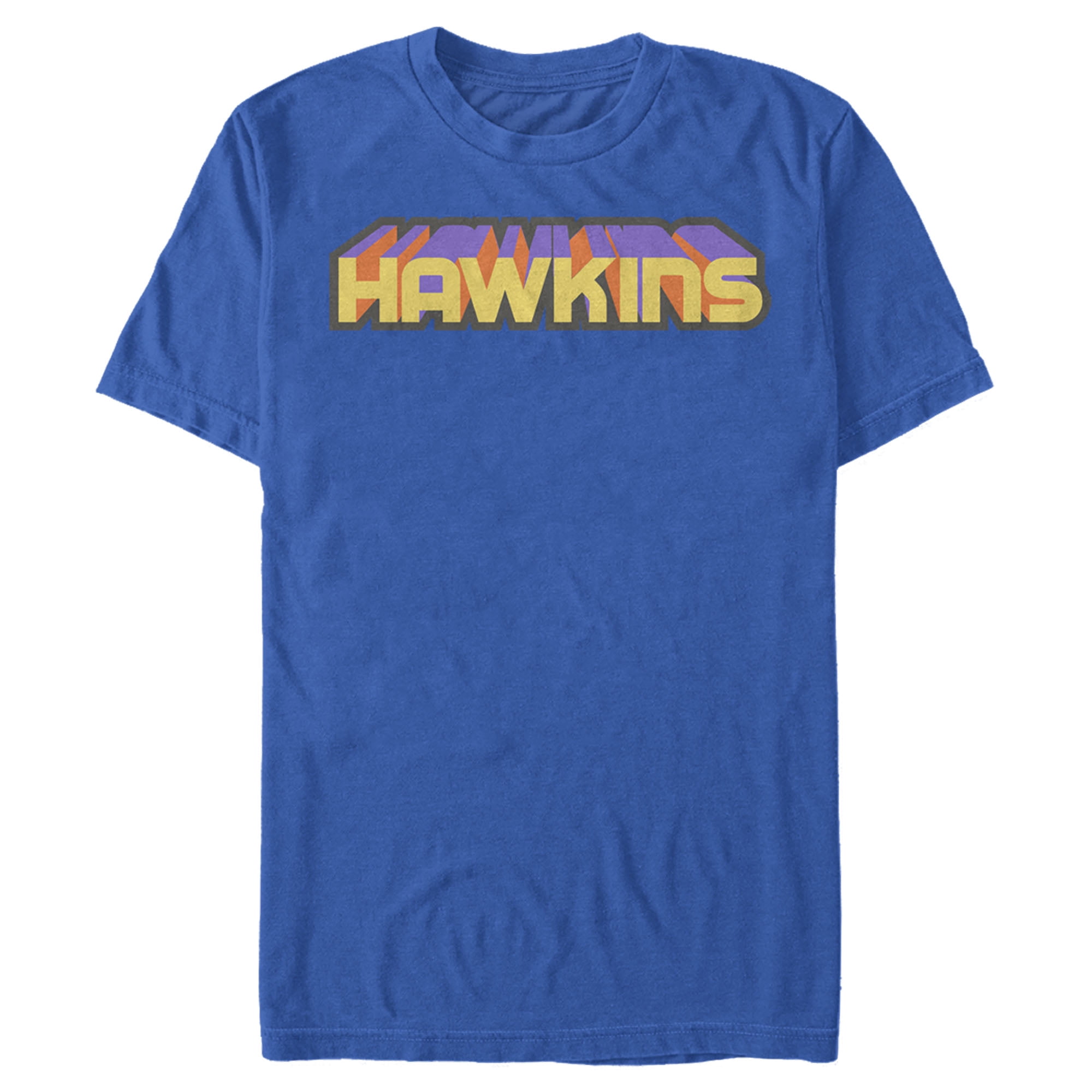 Men's Stranger Things Retro Hawkins Text Graphic T-Shirt - Walmart.com