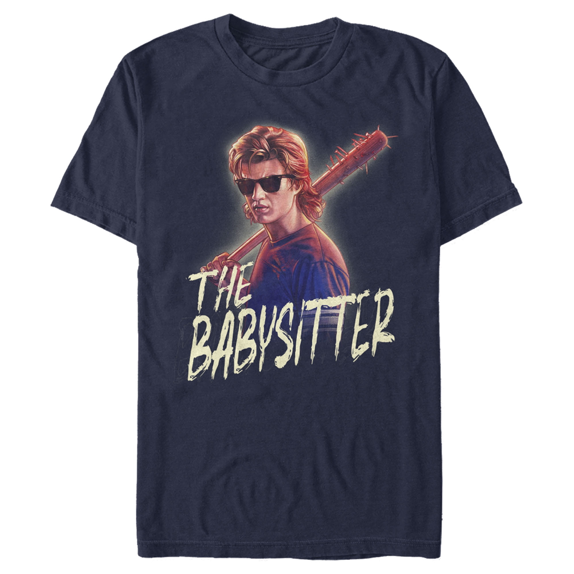 Men's Stranger Things Steve Cool Babysitter Graphic T-Shirt - Walmart.com