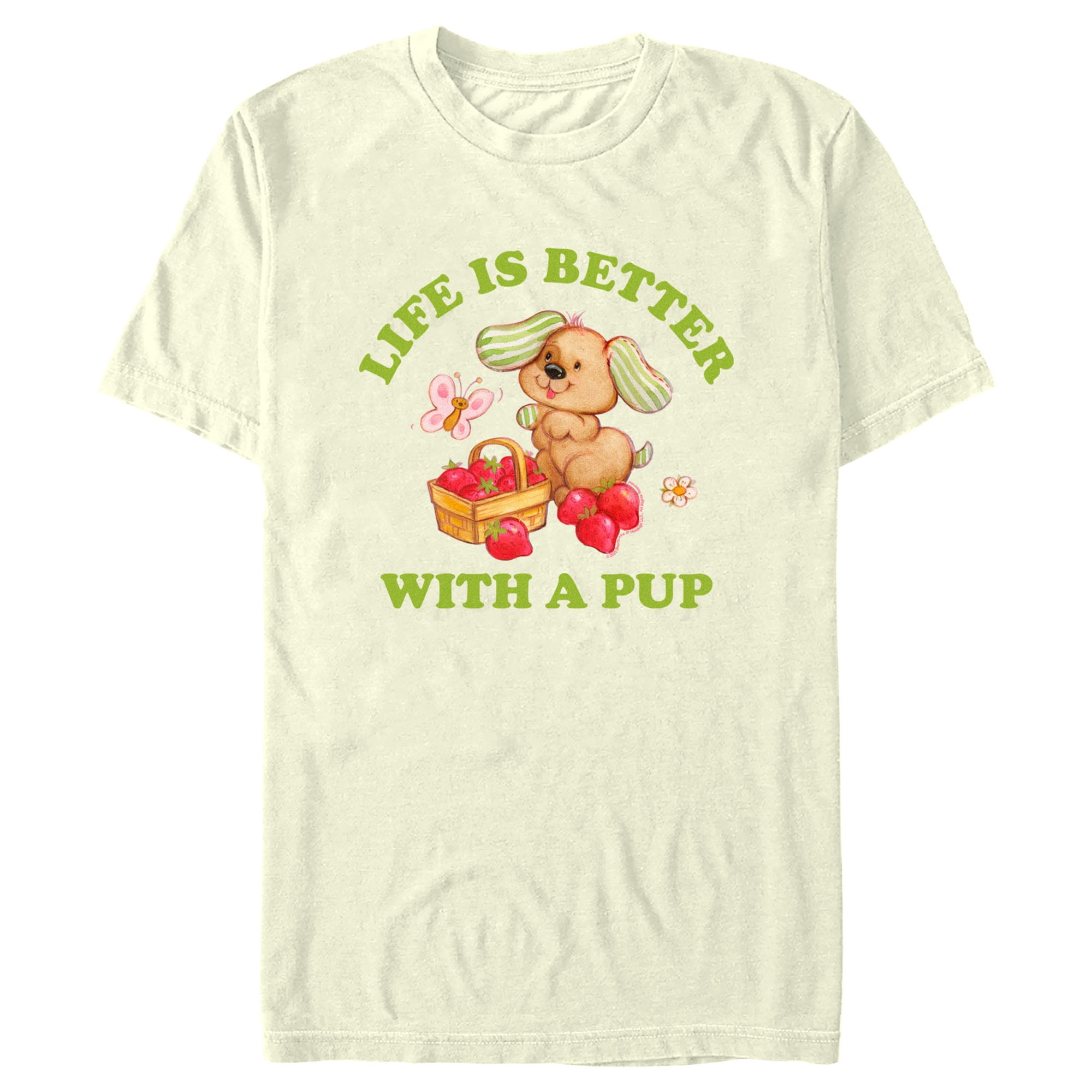 Men's Strawberry Shortcake Life is Better Graphic T-Shirt - Walmart.com