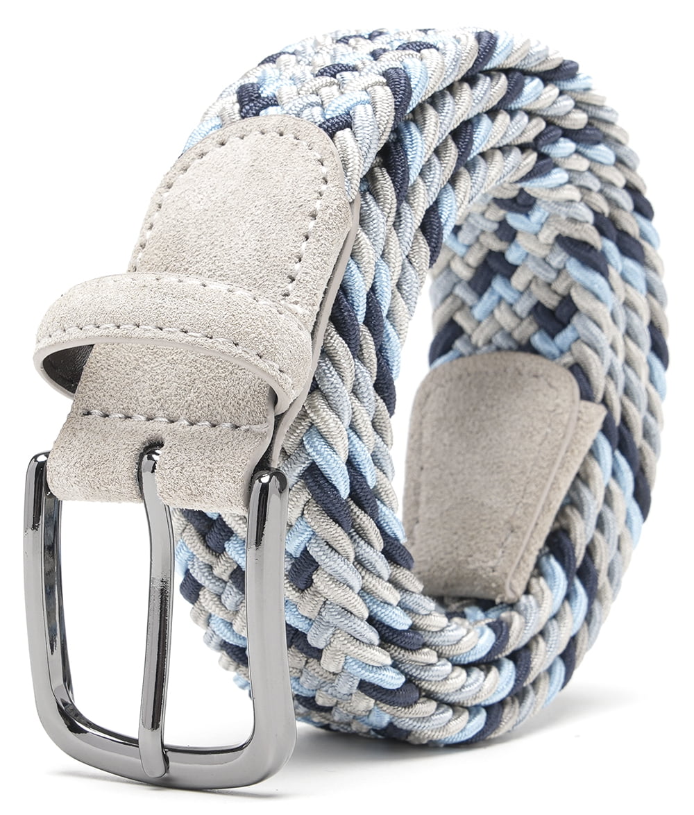 Men's Stretch Belt,Woven Braided Web Belt 1 3/8 for Golf Casual Pants ...