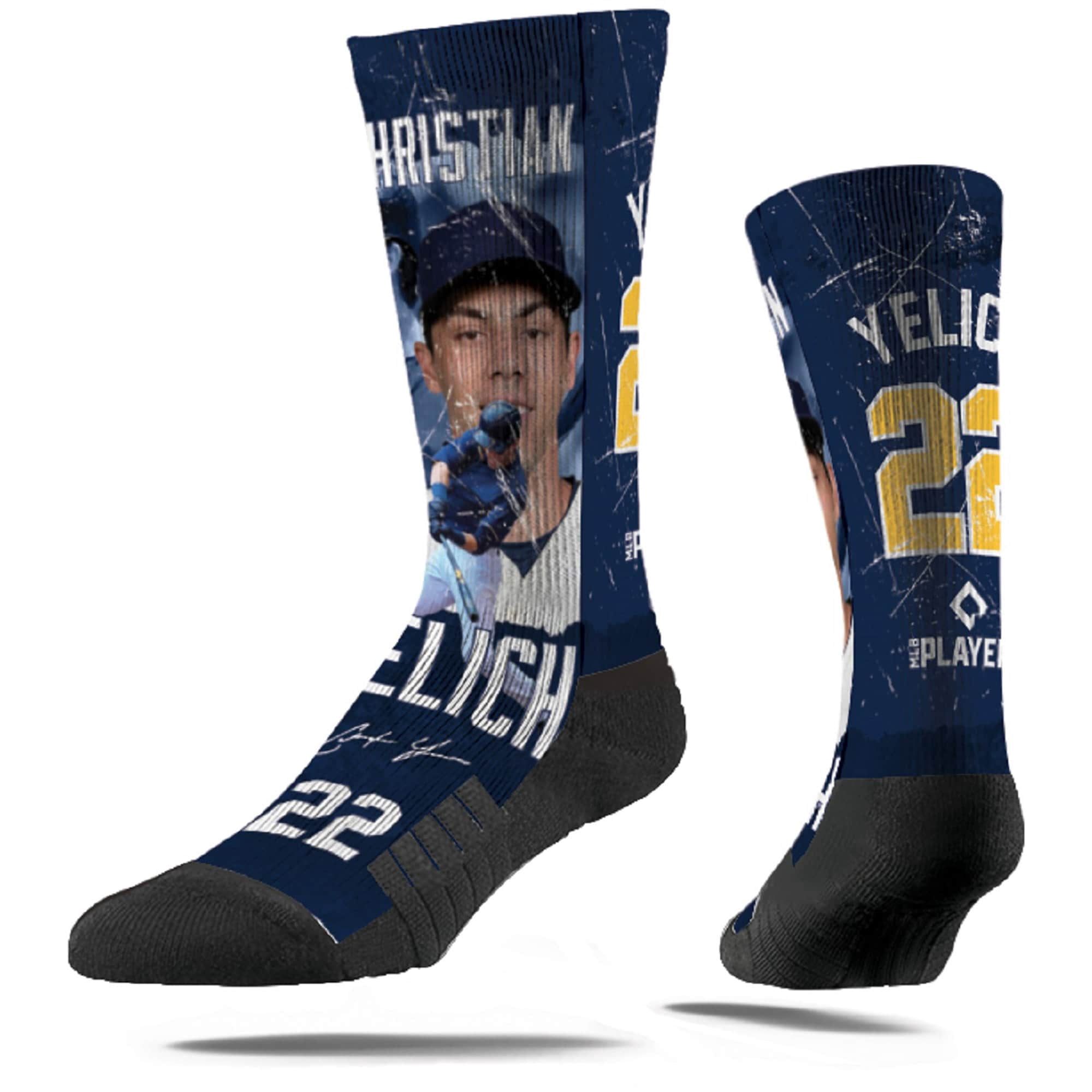 Men's Strideline Christian Yelich Milwaukee Brewers Montage Premium ...