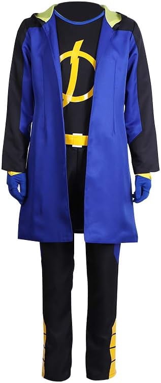 Men's Suit for Static Shock Static Full Set Adult Canival Party Fancy ...
