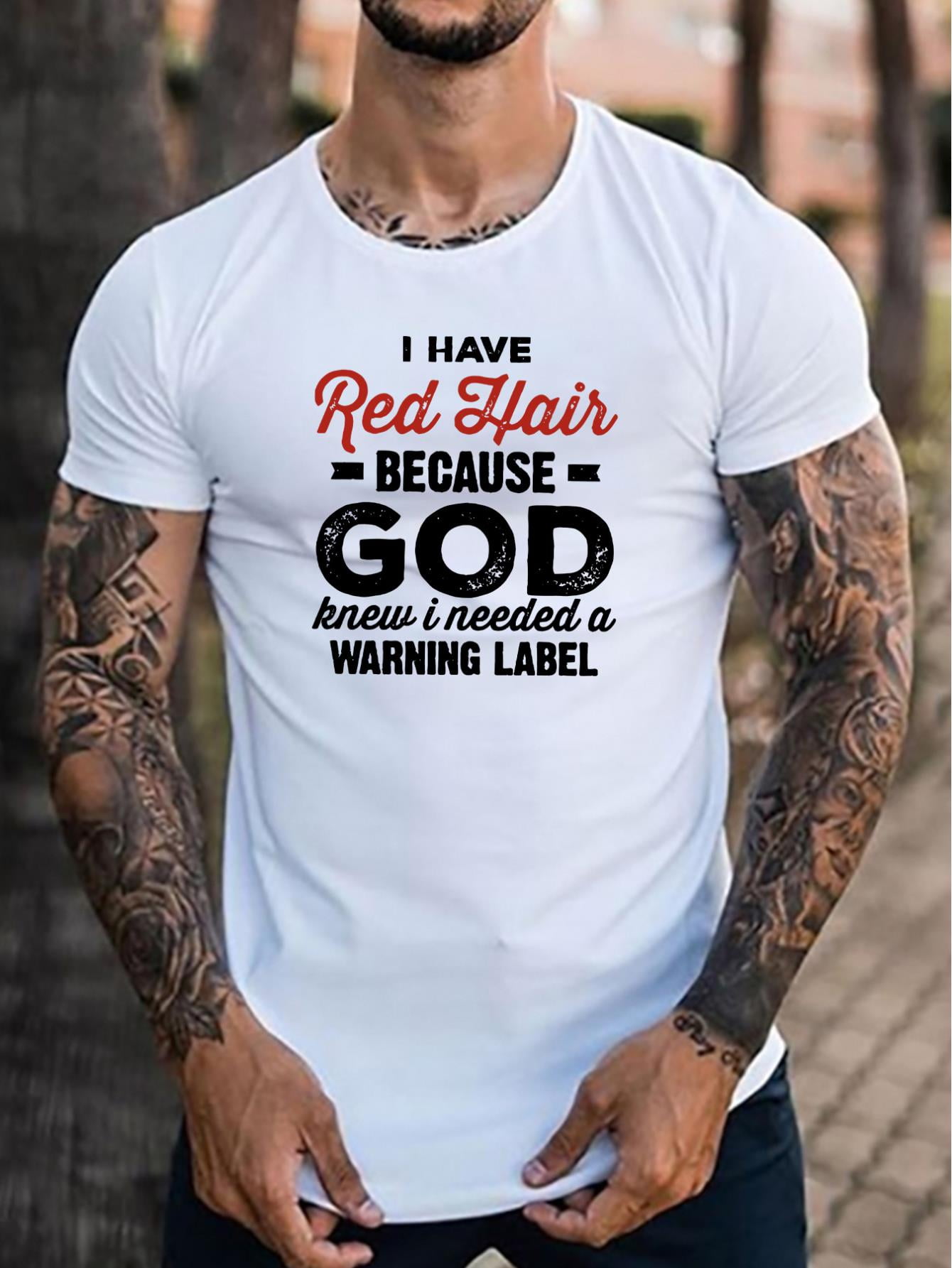 Men's Summer Fashion T-Shirt with unique Print Design - Casual Round ...