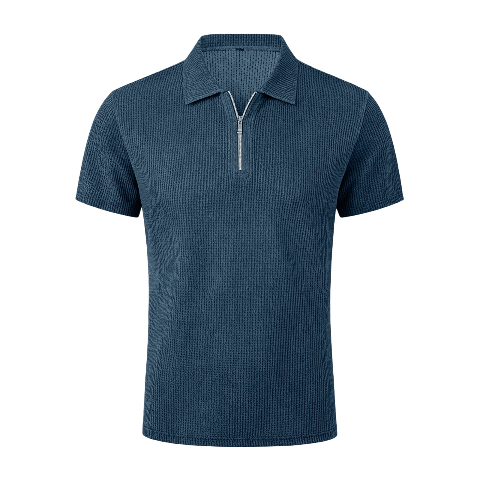 Men's Summer Ice Silk Mesh Short Sleeve Polo Shirt Breathable Quick Dry ...
