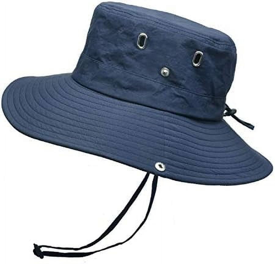 Men's Sun Hat Wide Brim UPF 50+ Breathable Summer Boonie Hats ...
