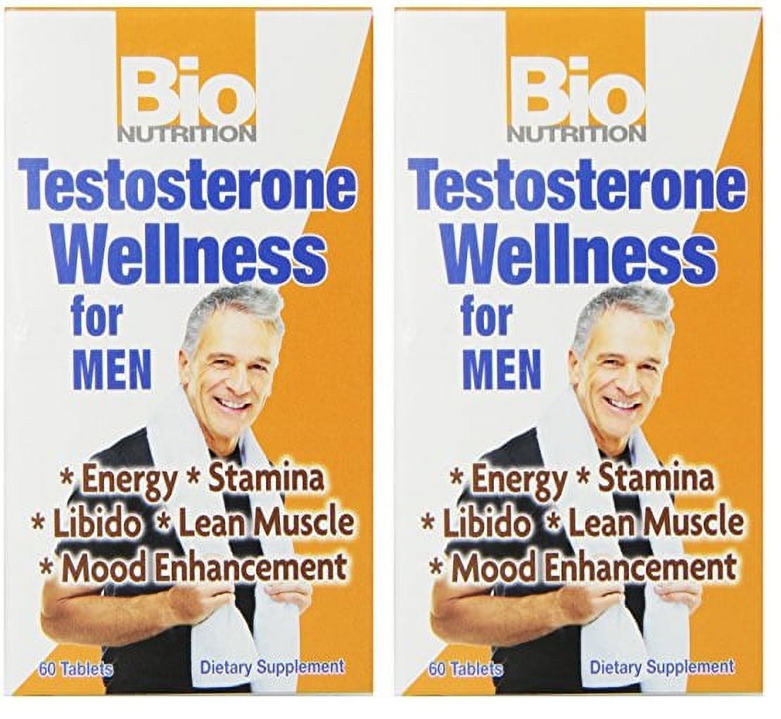 Men’s Supplement Bio Nutrition Testosterone Wellness, Energy Boaster ...