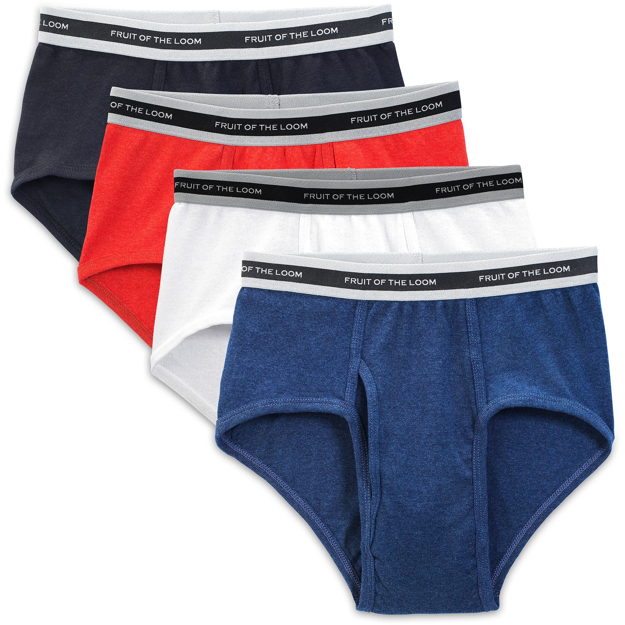 Men's Sure Fit 4pk Assorted Color Briefs - Walmart.com
