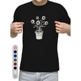 Men's Surreal Weird Eyeball Plant Graphic T-Shirt - Walmart.com
