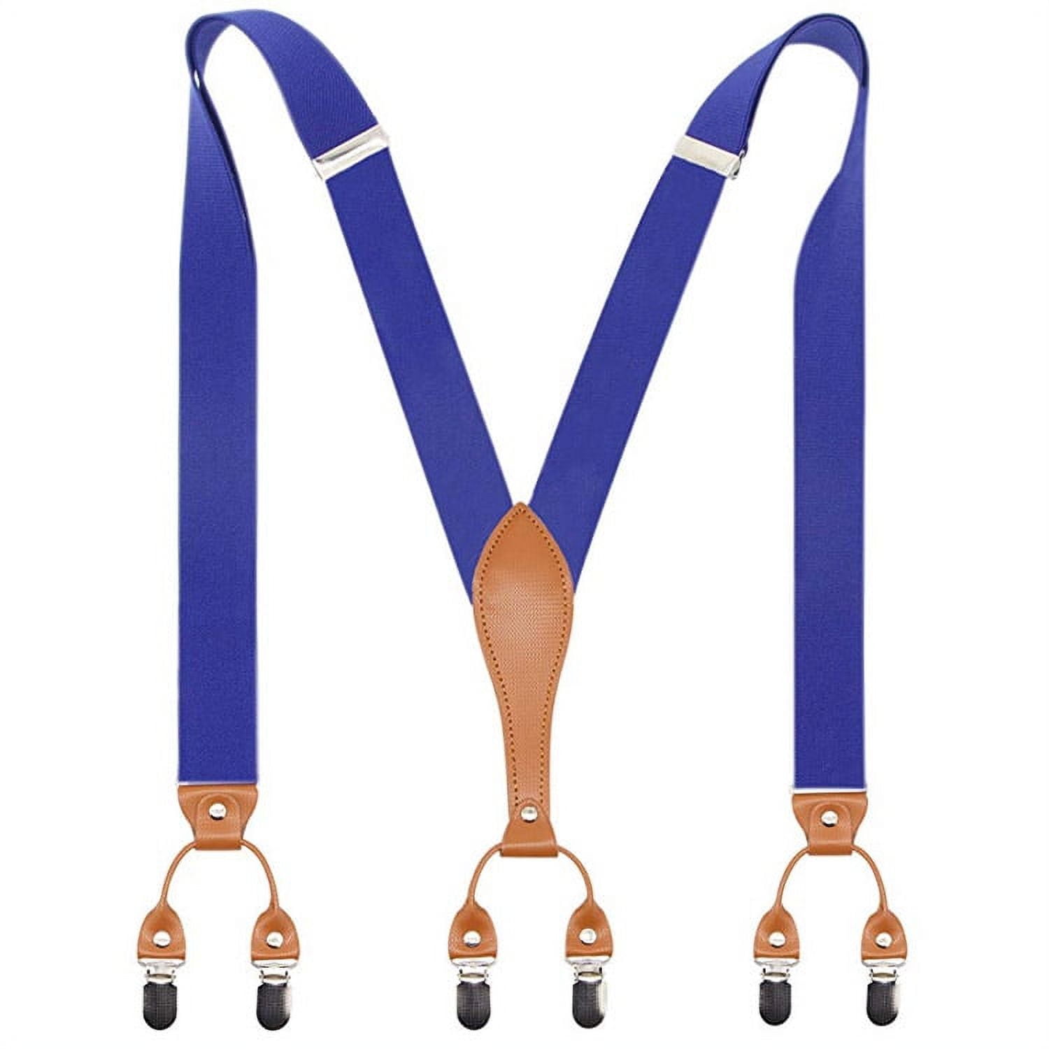 Men's Suspender Heavy Duty Utility Clips Belt Clip-on Suspender ...