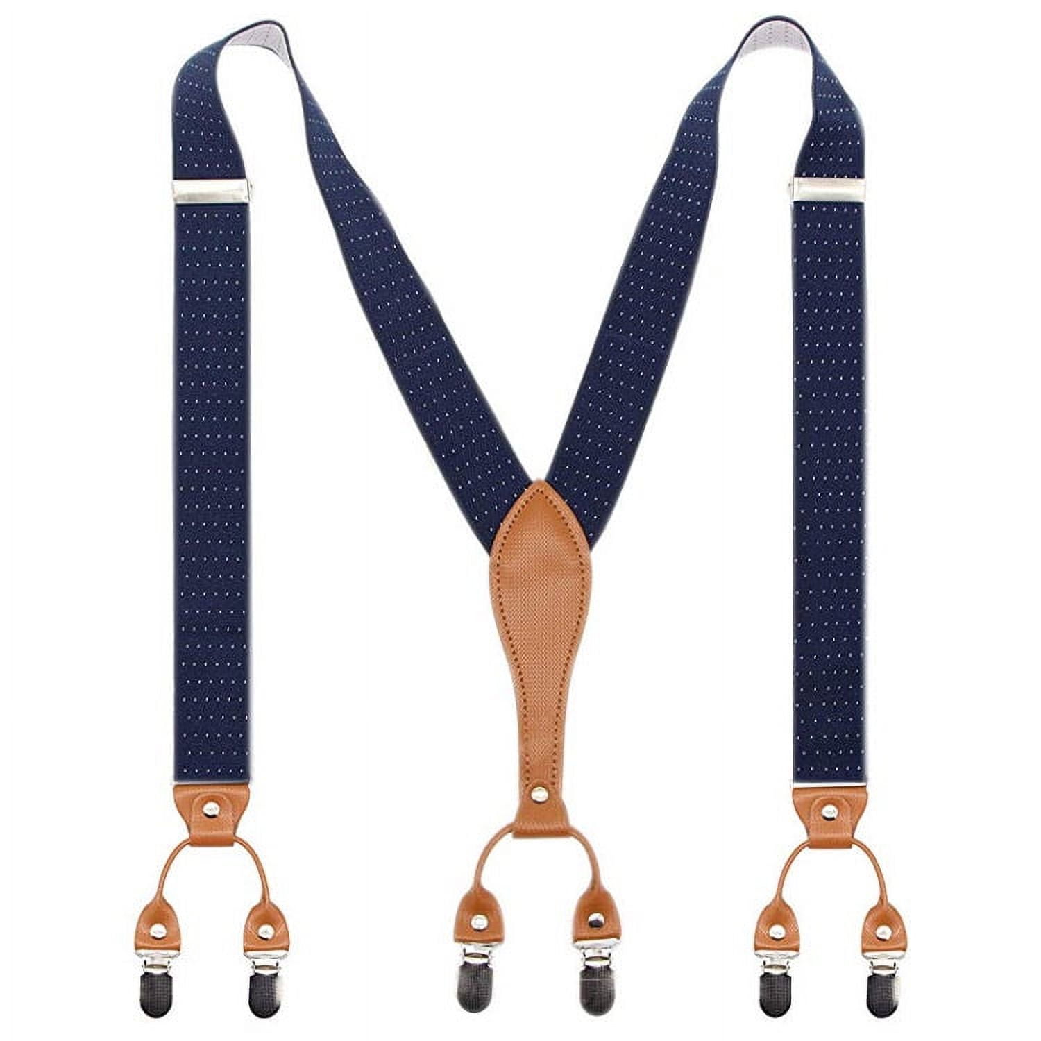 Men's Suspender Heavy Duty Utility Clips Belt Clip-on Suspender ...