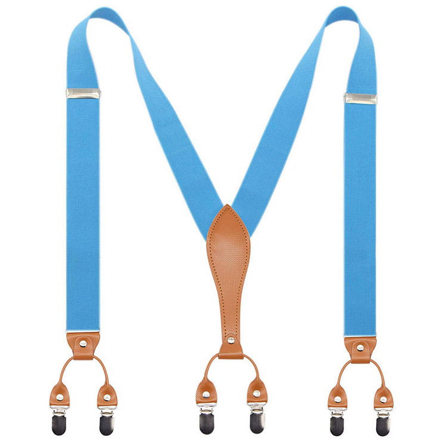 Men's Suspender Heavy Duty Utility Clips Belt Clip-on Suspender ...
