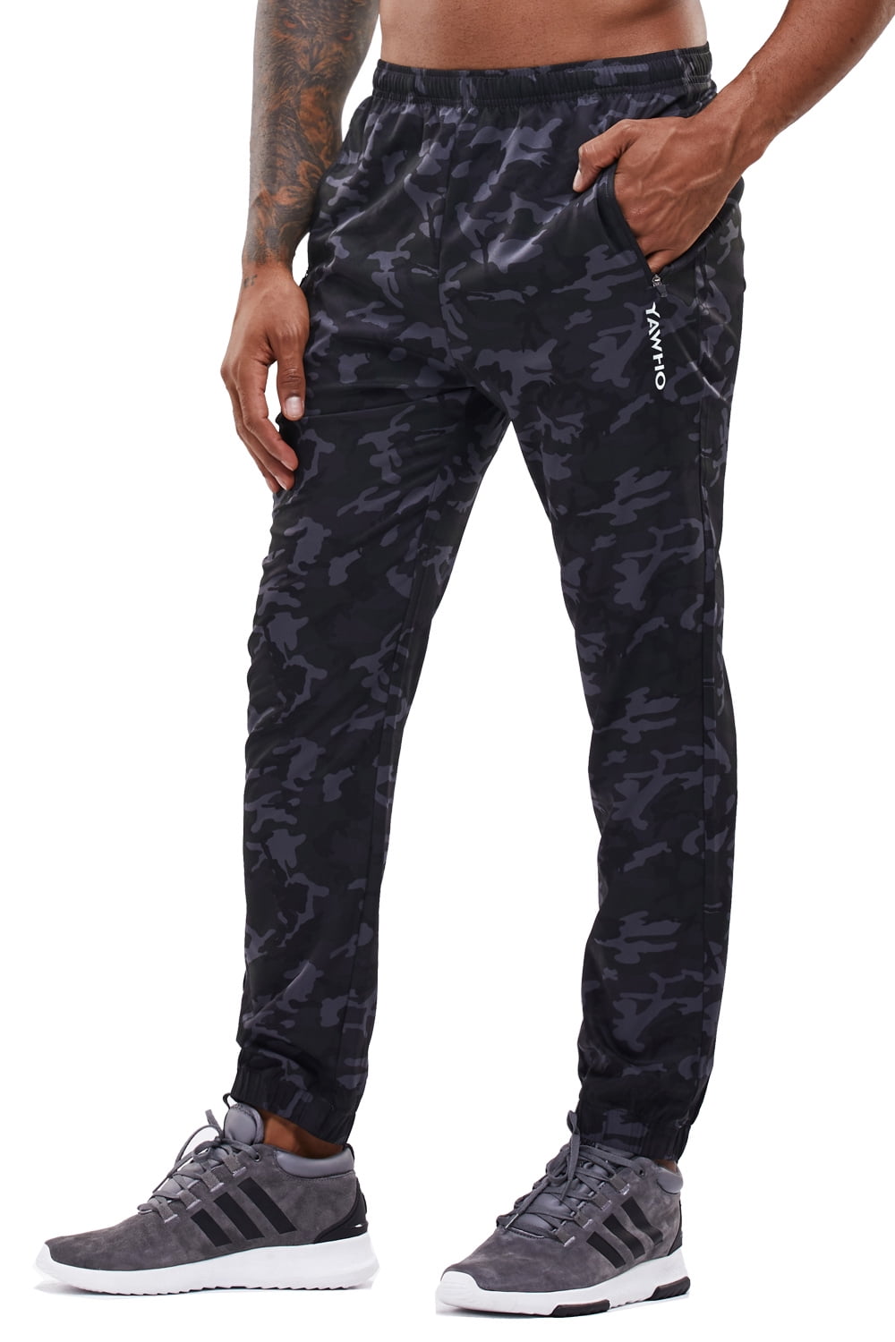 Men's Track Sweatpants, Athletic Jogging Pants, Sport Joggers, Workout ...
