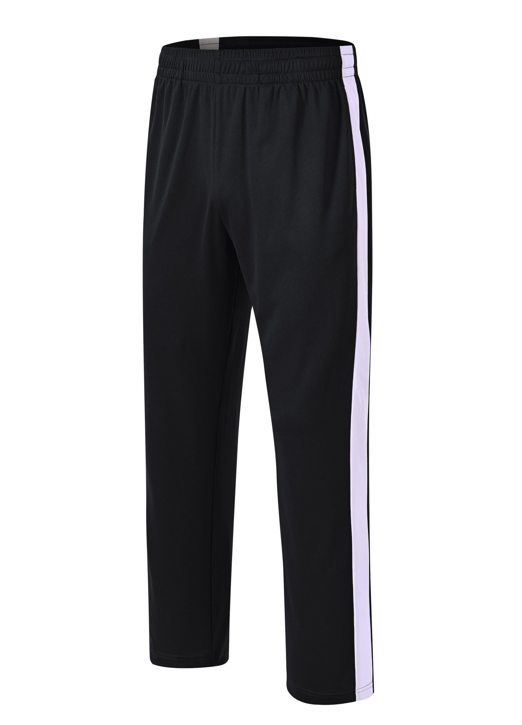 Men's Sweatpants Athletic Lounge Pants Open Bottom Casual Jersey Pants ...