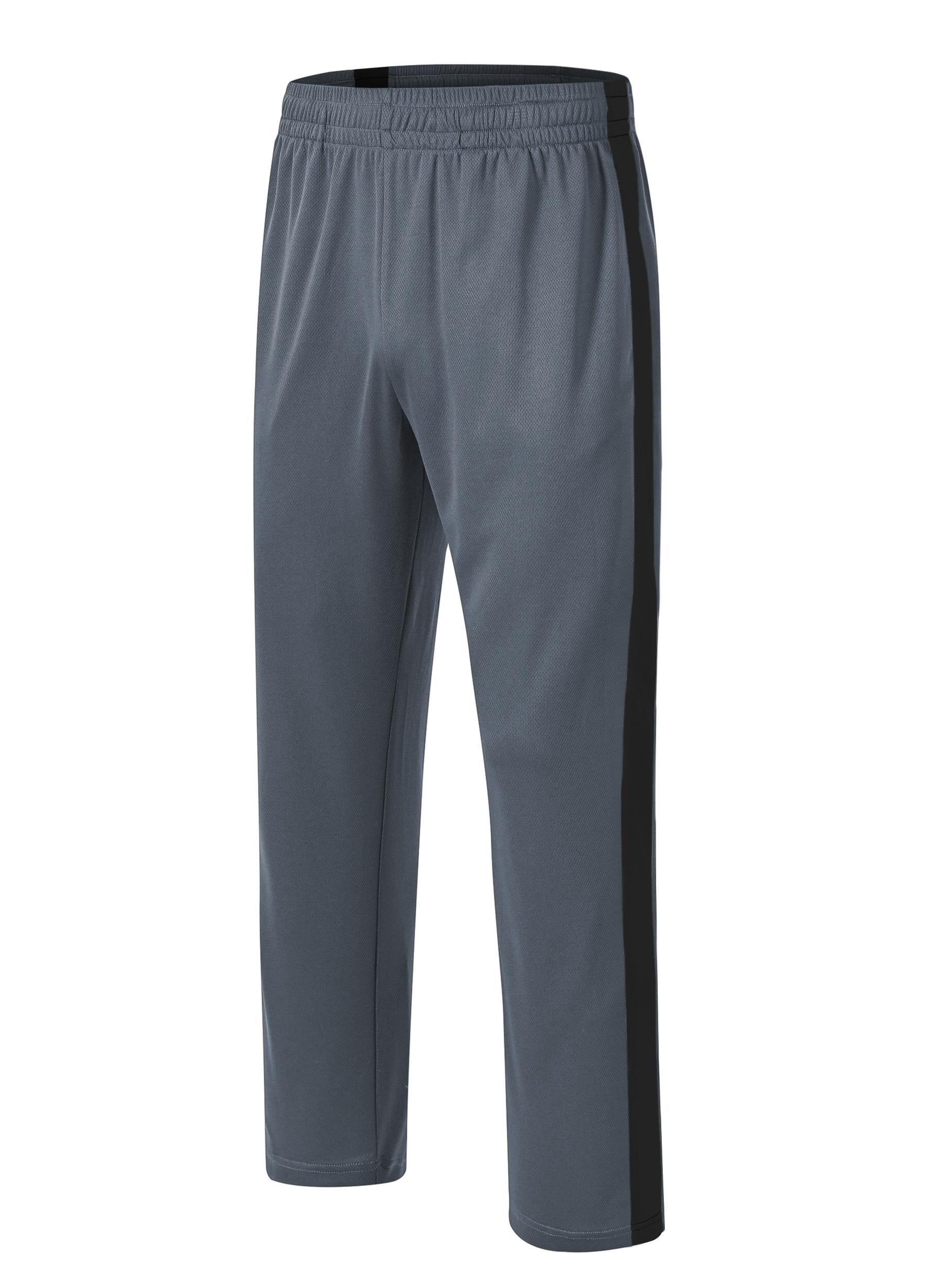 Men's Sweatpants Athletic Lounge Pants Open Bottom Casual Jersey Pants ...