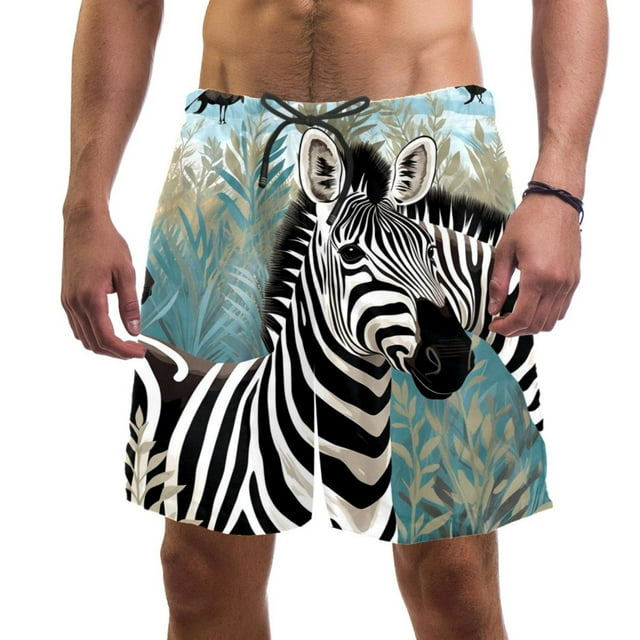 Mens Swim Beach Trunks Quick Dry Surfing Board Short With Pockets