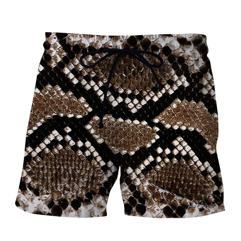 Men's Swim Shorts Leopard print Swim Trunks Quick Dry Beach Swimwear ...