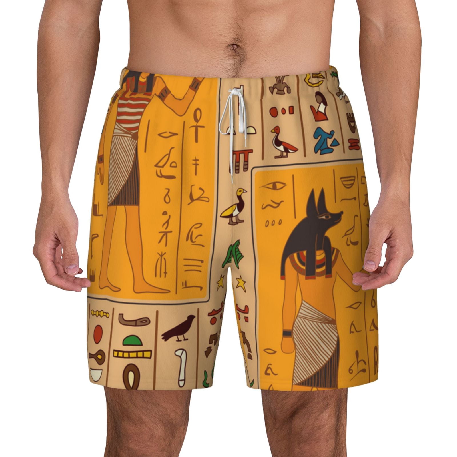Men's Swim Trunks Board Shorts Beach Swimwear Bathing Suits Egyptian ...