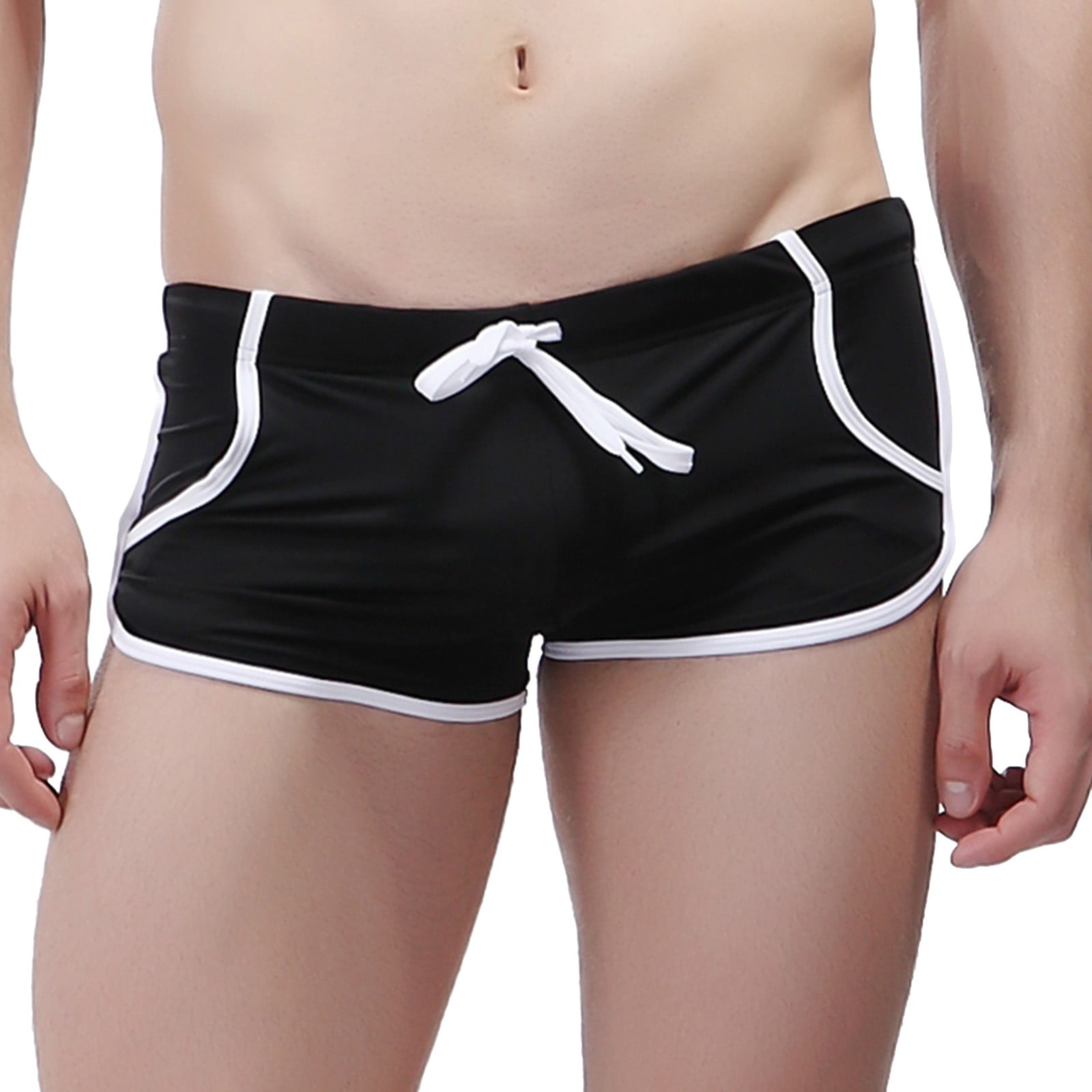 Mens Swim Trunks Breathable Pants Swimwear Slim Wear Briefs Swimsuit