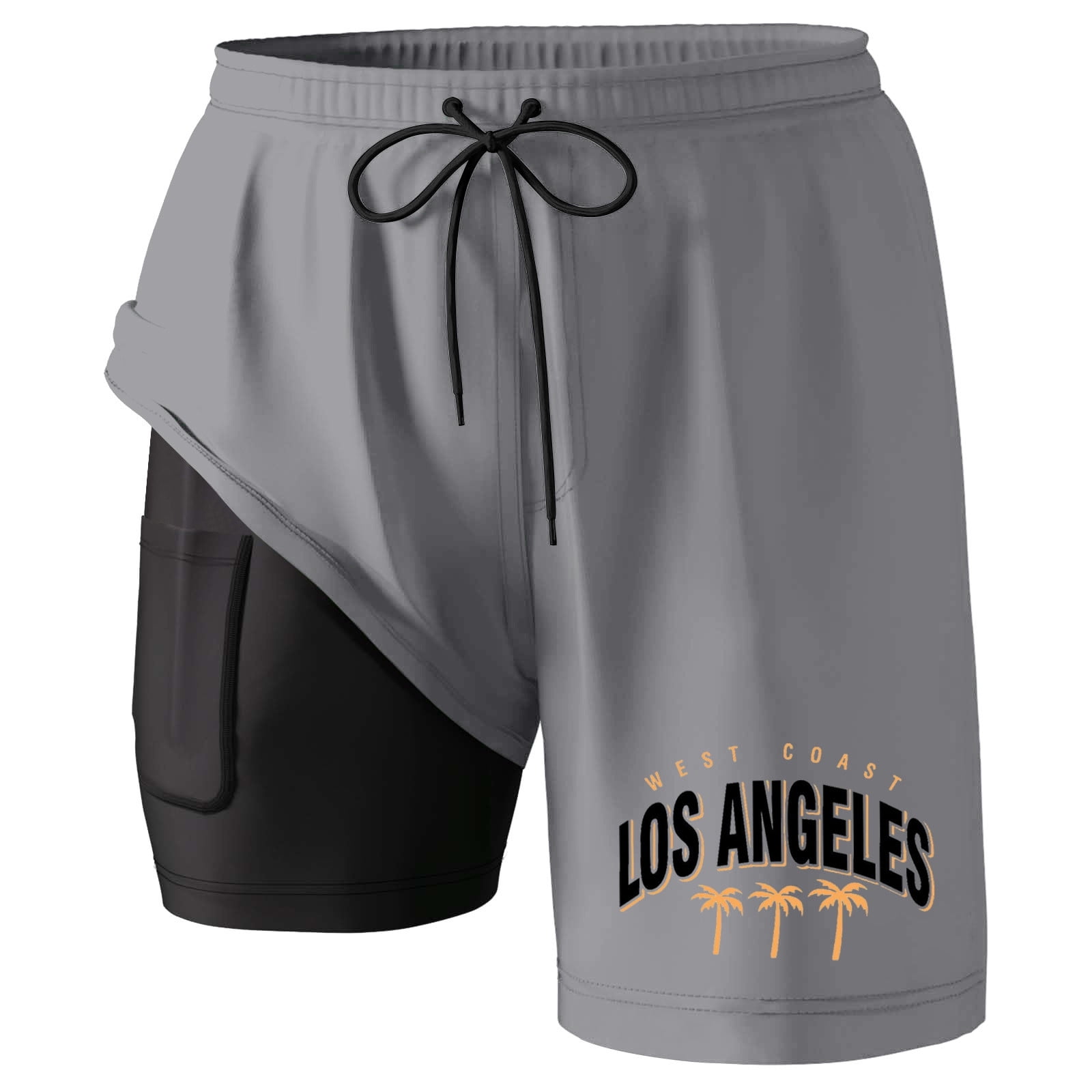 Men's Swim Trunks Compression Liner Board Shorts Beach Bathing Suit ...