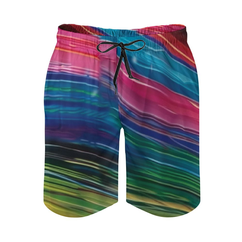 Men's Swim Trunks with Compression Liner, Mens 2 in 1 Swimming Trunks ...