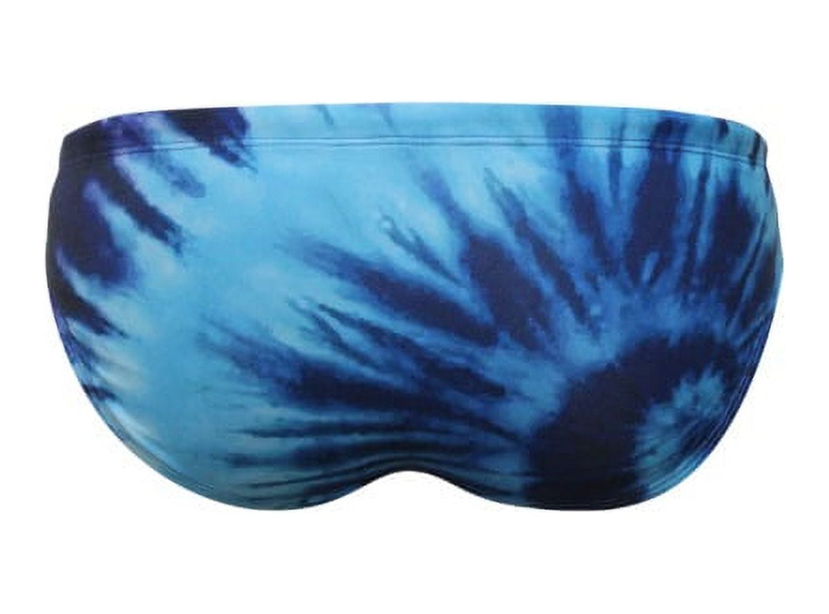 Men's Swimsuit Brief Athletic Swimwear Tye Dye, Blue, Waterpolo ...