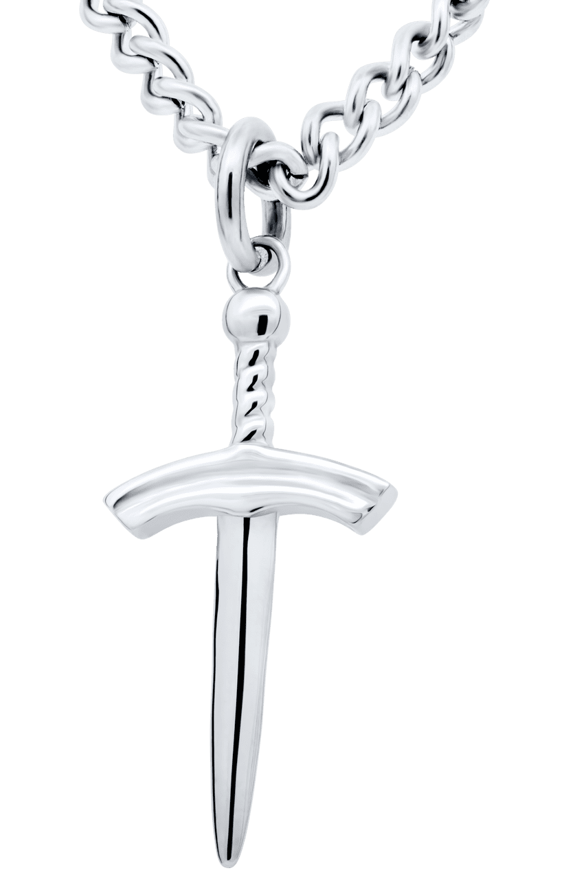 Men's Sword Of The Spirit Cross Necklace - Ephesians 6:17 by Shields of ...