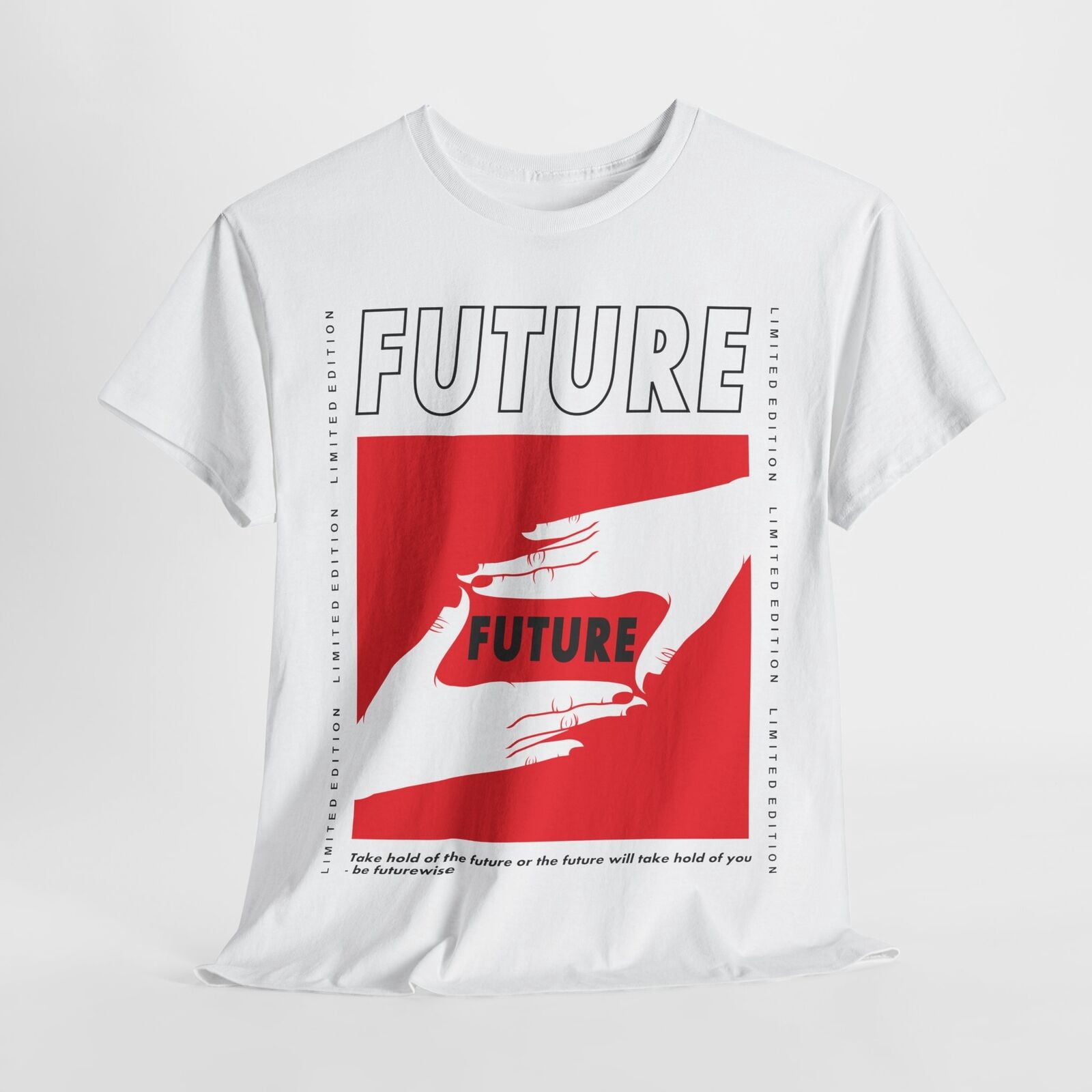 Men's T-Shirt: Bold FUTURE Graphic Design, Statement Tee, Limited ...