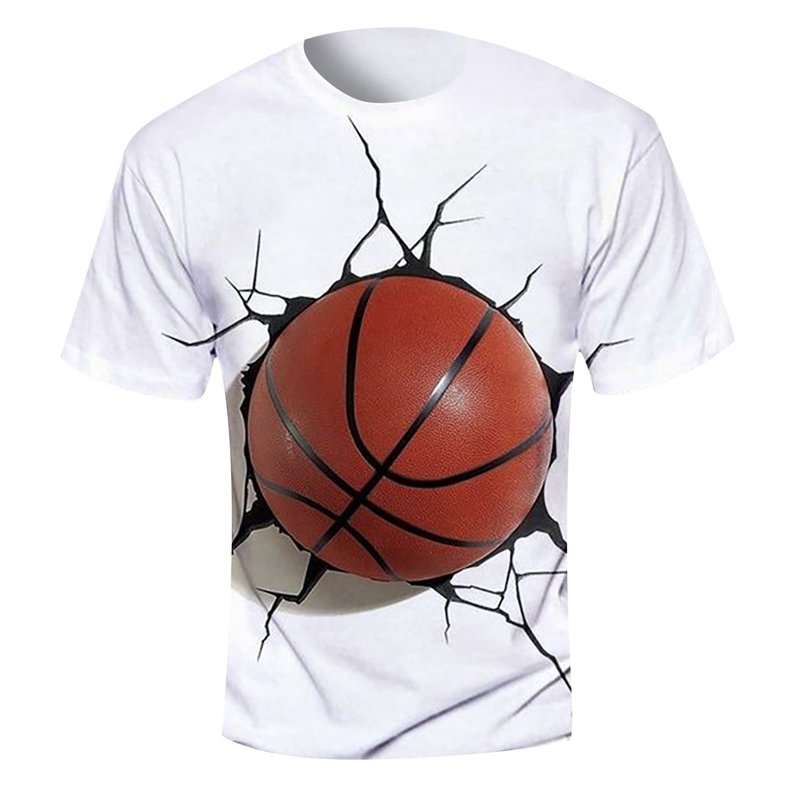 Men's T-Shirt Quick Dry Basketball Short Sleeve Sports Suitable For ...