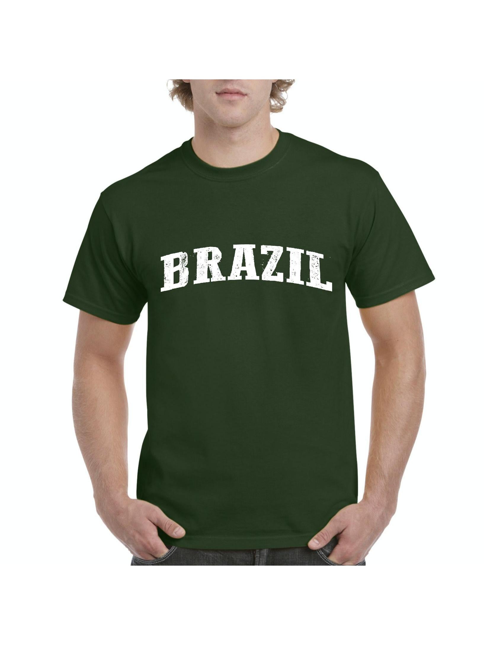 Men's T-Shirt Short Sleeve - Brazil - Walmart Business Supplies