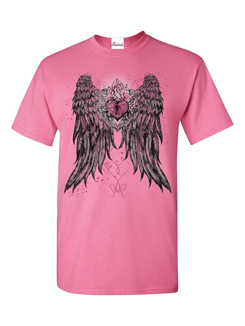 Men's T-Shirt Short Sleeve - Wings - Walmart.com
