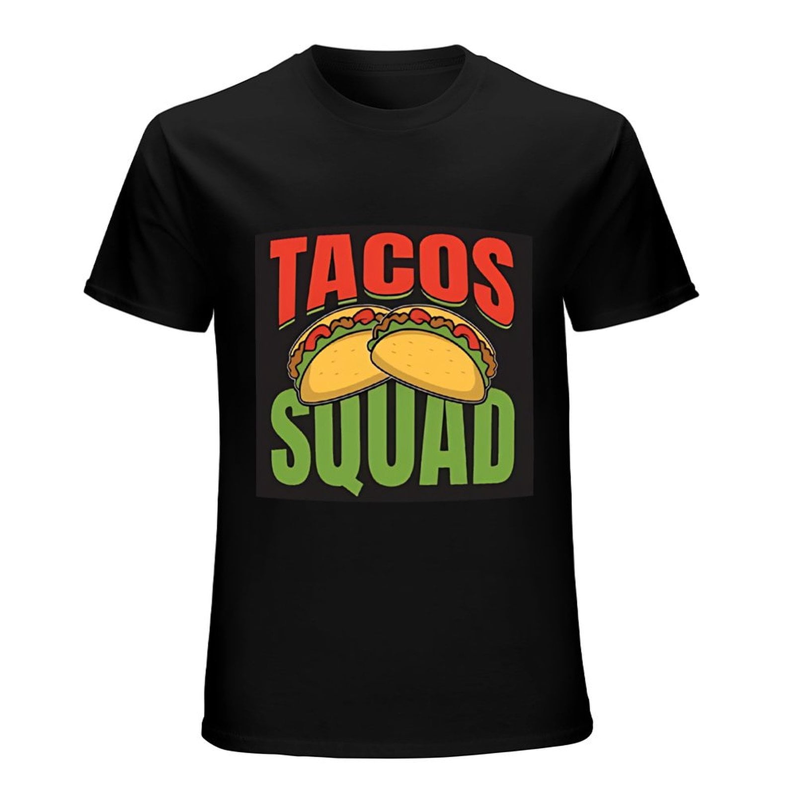 Men's T-Shirt - Tacos Squad, Funny Taco Lovers Tee - Walmart.com