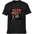 Men's T-Shirts Skid Row Band Group Photo Black - Walmart.com