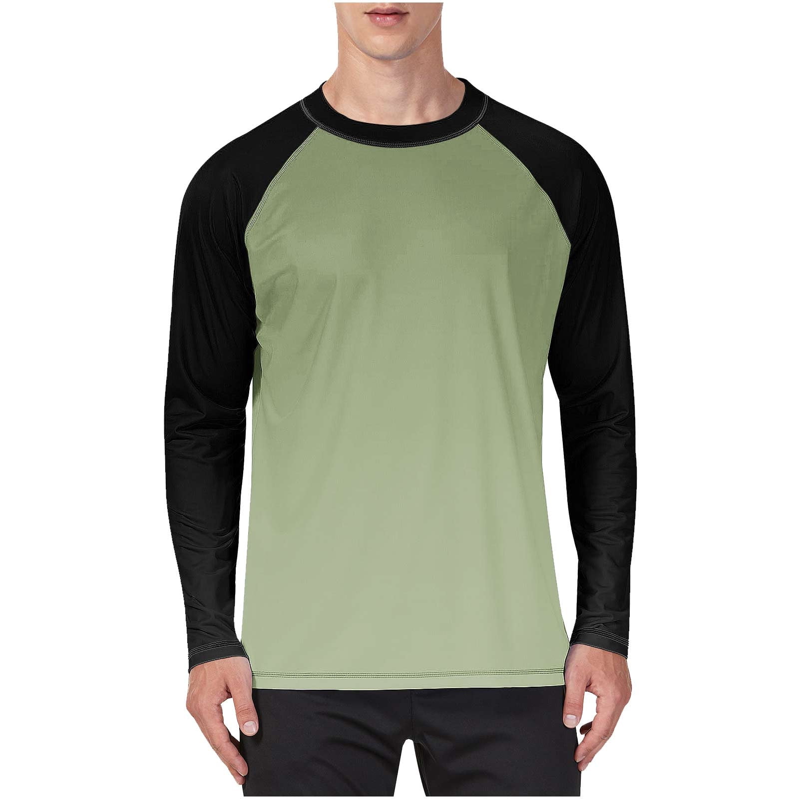 Men's T-shirts Quick Dry Cooling Sun Protection Tops Raglan Long Sleeve ...