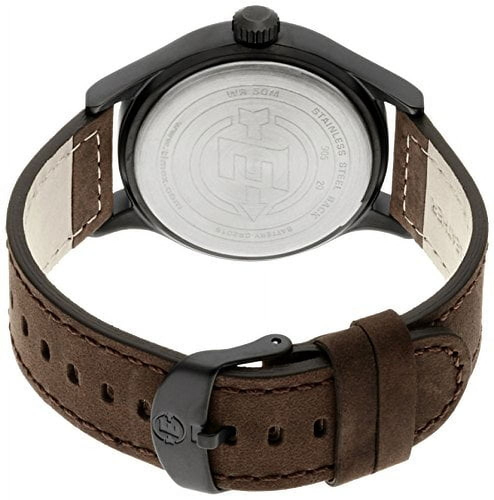Men's T49963 Expedition Scout Watch with Brown Leather Band - Walmart.com
