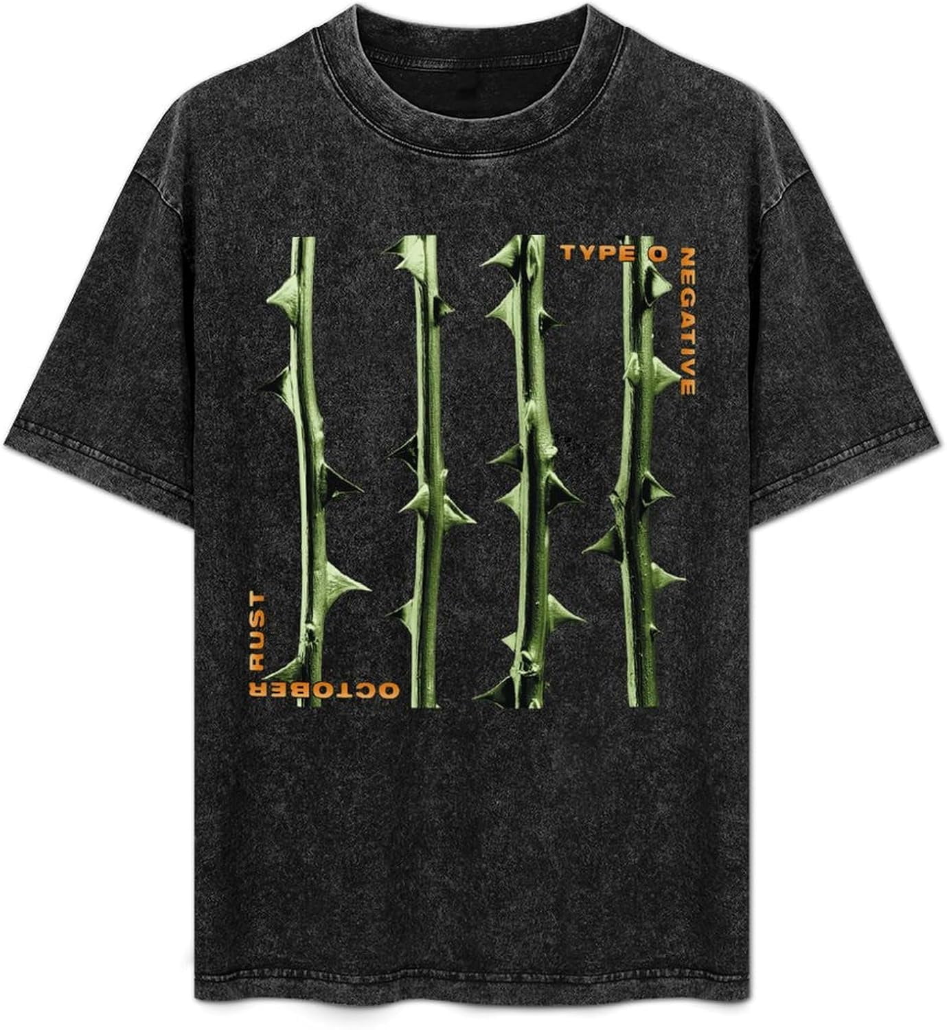 Men's TYPE O NEGATIVE Vintage Oversized Cotton Graphic Short Sleeve ...
