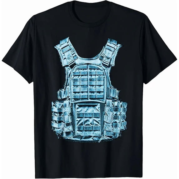 Men's Tactical Body Armor Vest Graphic T-Shirt - Walmart.com