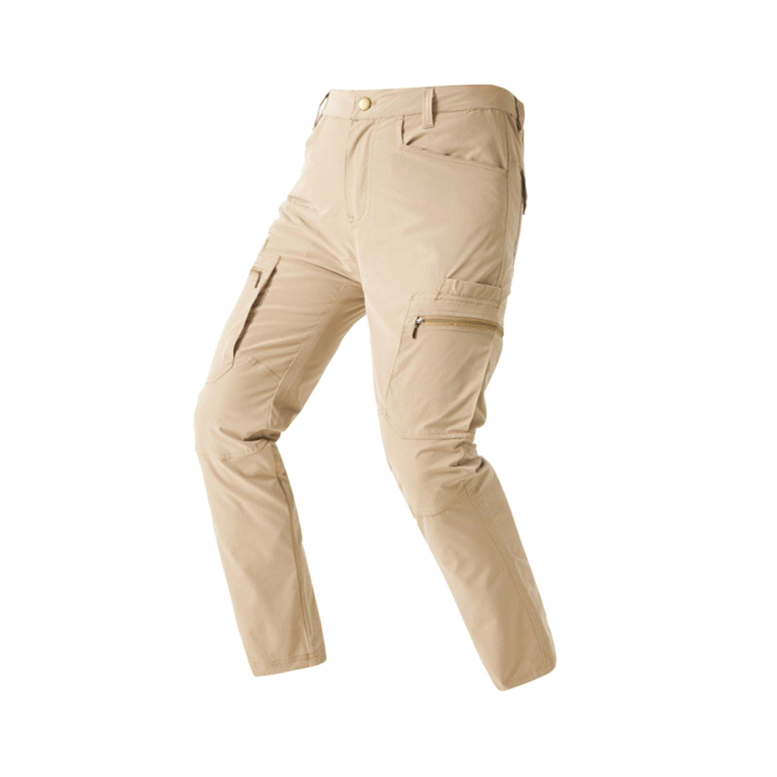 Men's Tactical Cargo Pants Rip-Stop Waterproof Military Pants Multi ...