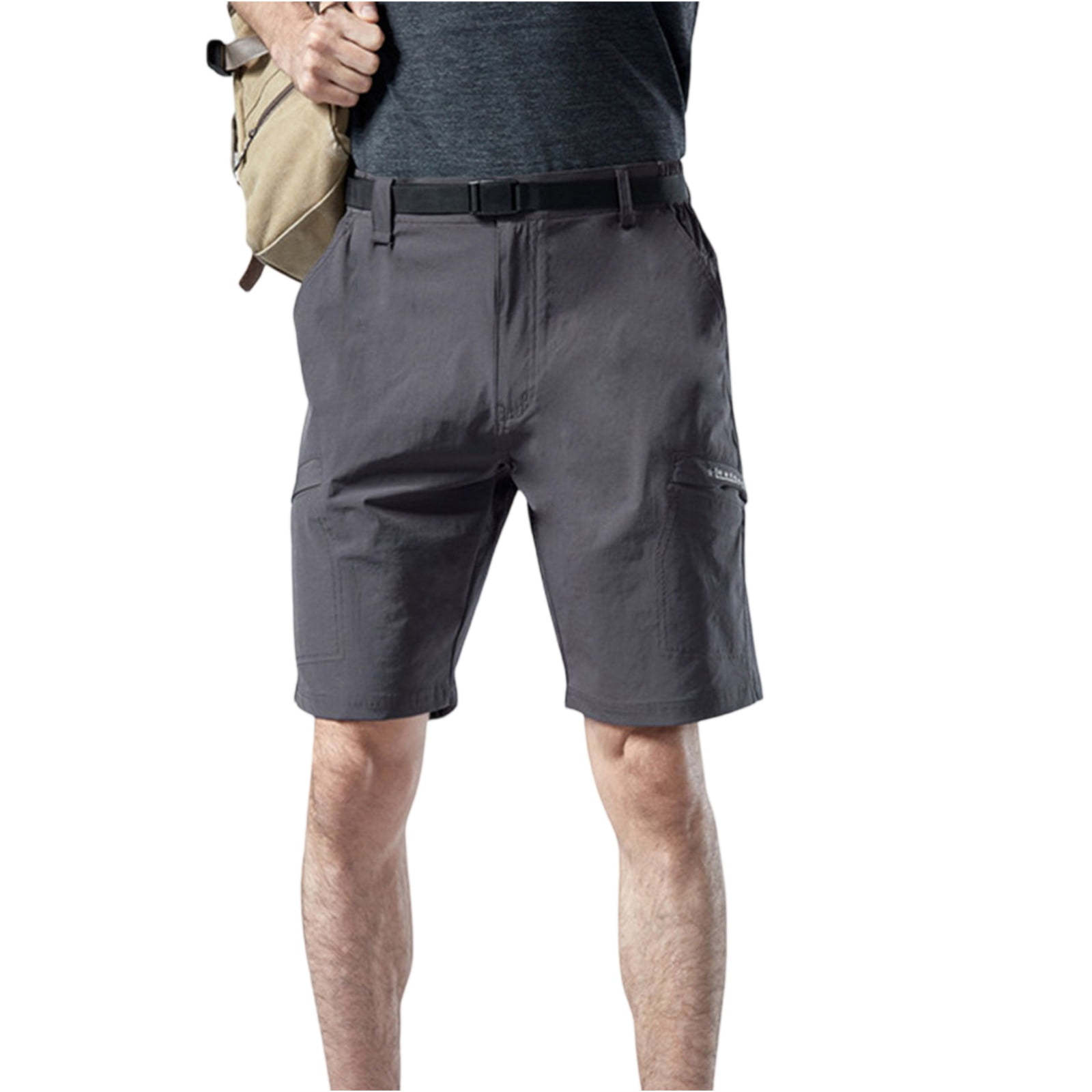 Men's Tactical Outdoor Cargo Shorts, 5-Inch Work Shorts with Multi ...
